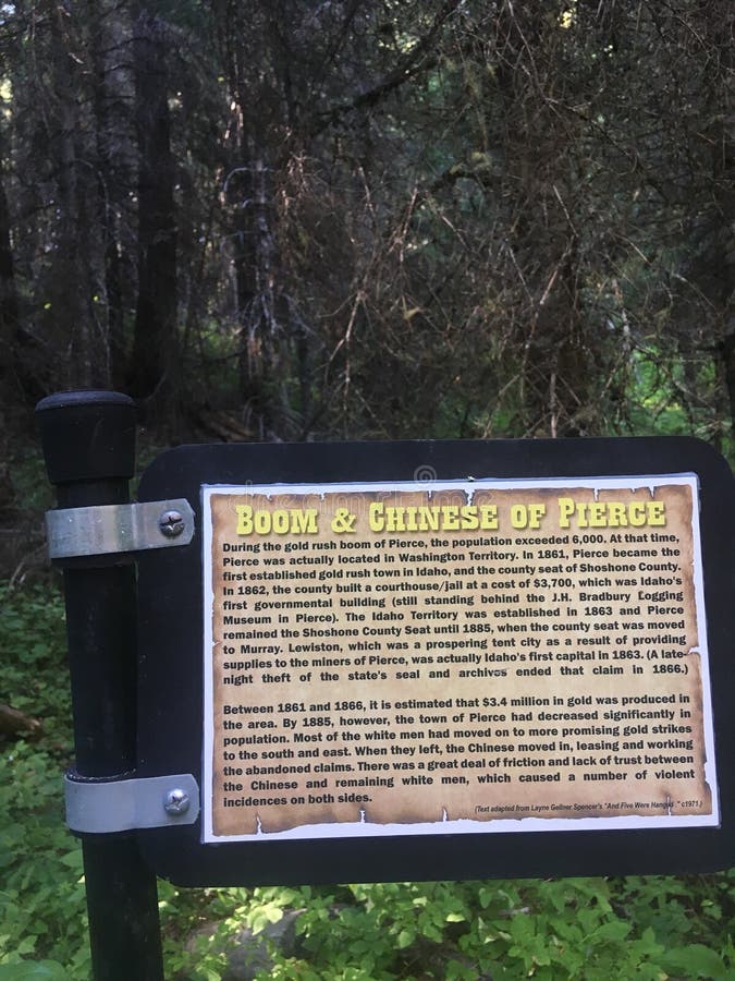 Chinese Hanging Tree Historical Site in Idaho Editorial Stock Photo ...