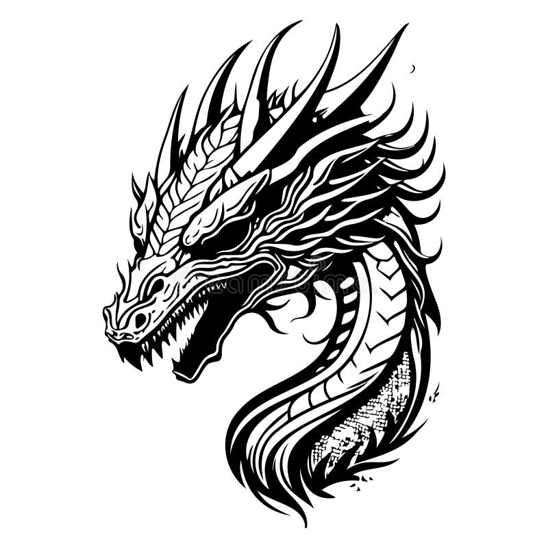 Chinese Dragon Flower Illustration Sketch Hand Draw Stock Vector ... Chinese Dragon Flower Illustration Sketch Hand Draw Stock Vector ...