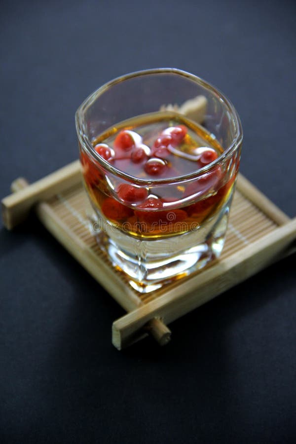 Chinese Herbal Wine, Fruit Wine Stock Image - Image of fruit, ganodorma ...