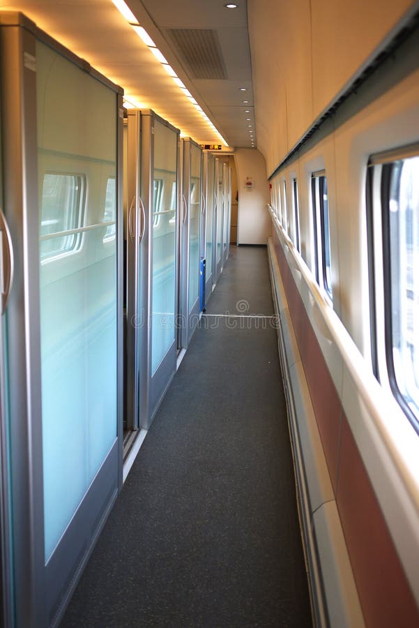 Night Train Seats stock image. Image of commuters, approaching - 126195