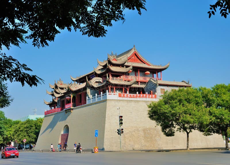 Chinese historic building editorial stock image. Image of orient - 21349549