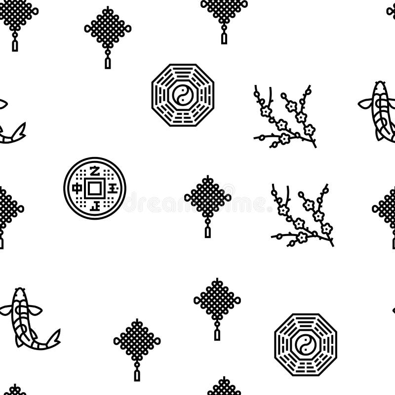 Bagua Pattern Stock Illustrations – 73 Bagua Pattern Stock ...