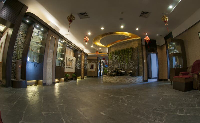 Chinese Hotel lobby editorial stock photo. Image of interior - 66556983