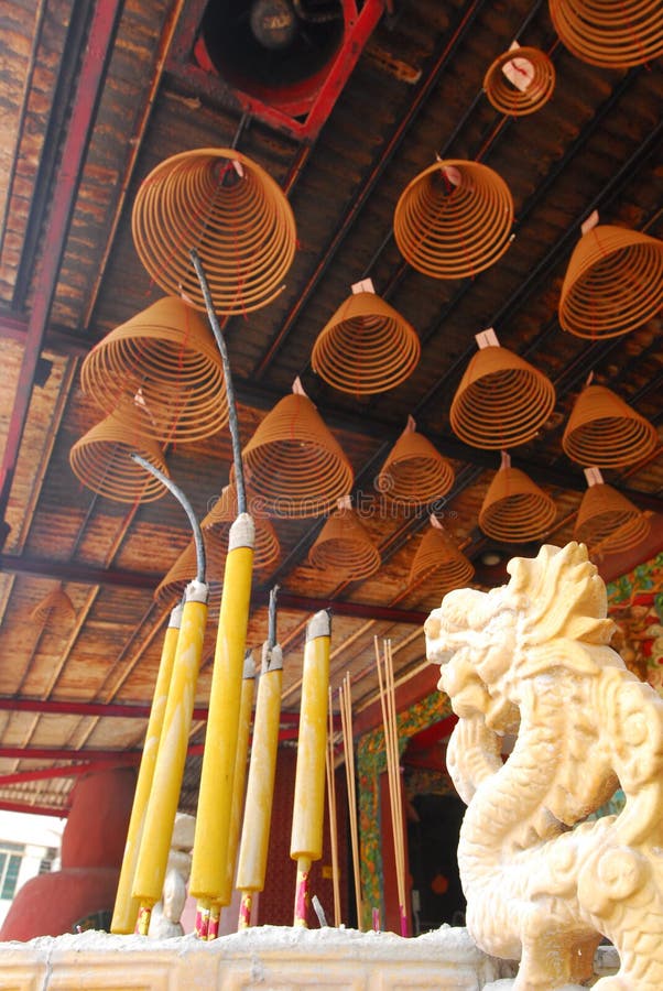 Chinese incense stock photo. Image of stone, temple, engrave - 26943924