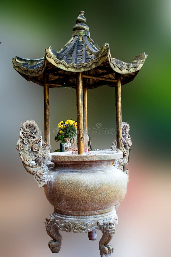 Chinese incense burner stock photo. Image of spirituality - 323030902