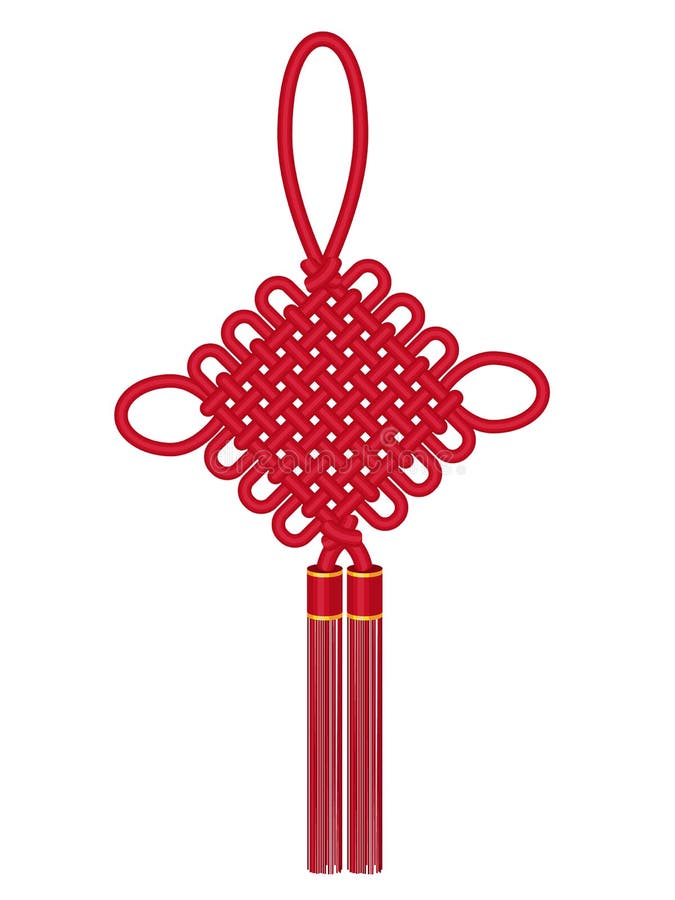 Chinese Knot Symbol of Good Luck Vector Design Stock Vector ...
