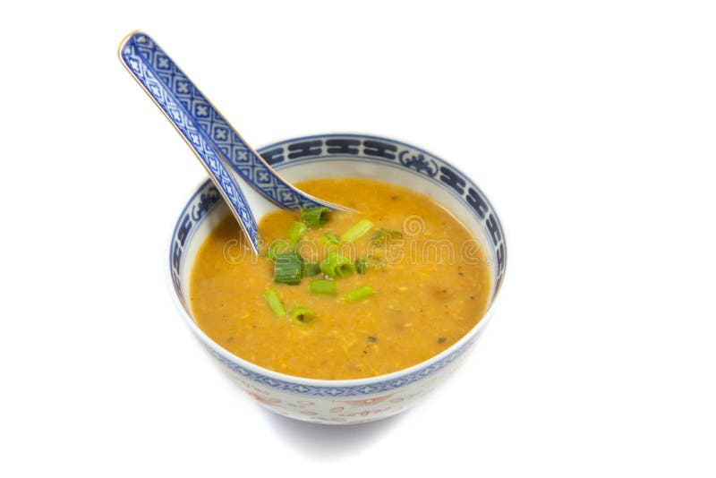 Close-up van soep Laksa stock afbeelding. Image of indonesisch - 2147493