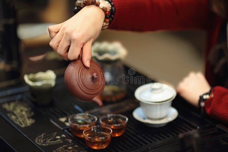 Chinese Kungfu Tea Performance Stock Image - Image of traditional ...