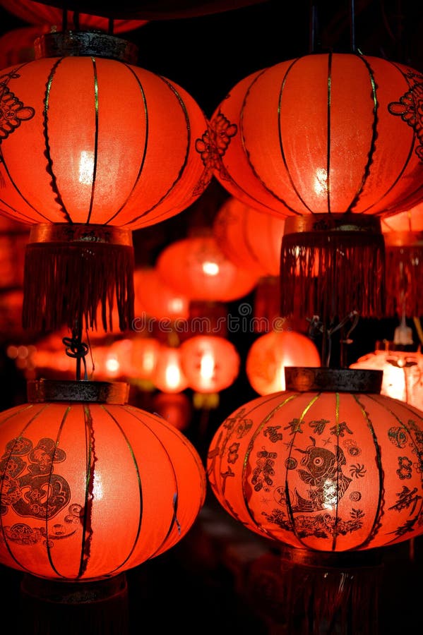 Chinese Lantaarn stock afbeelding. Image of godsdienst - 66148621