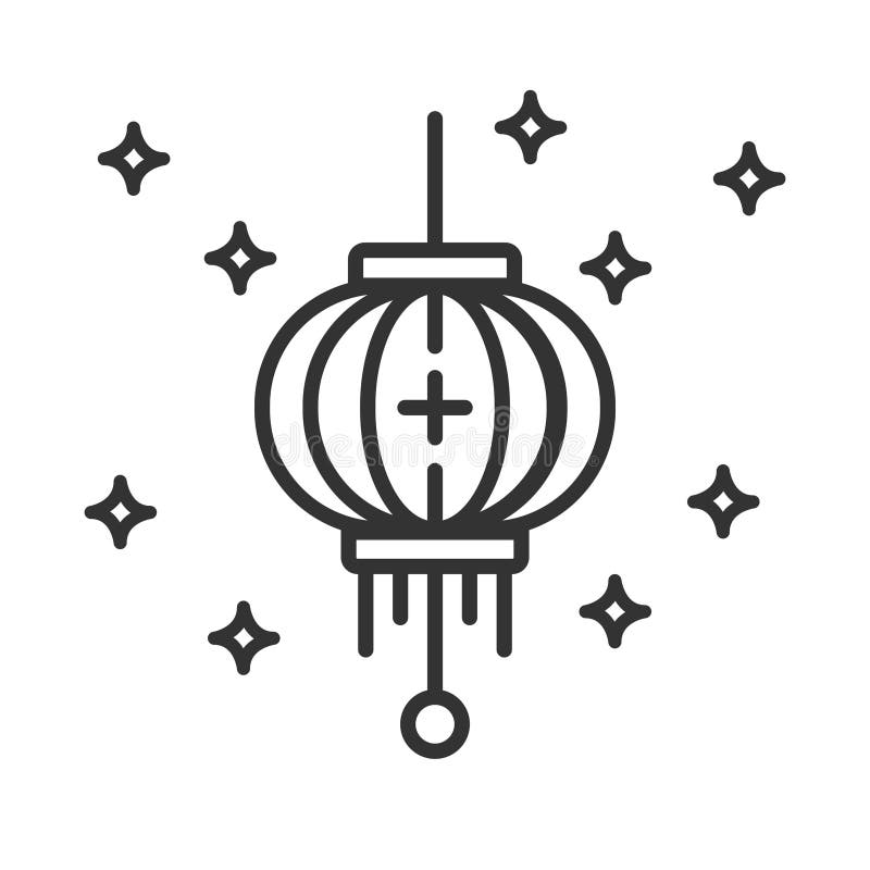 Chinese Lantern Line Icon Stock Illustrations – 5,193 Chinese Lantern ...