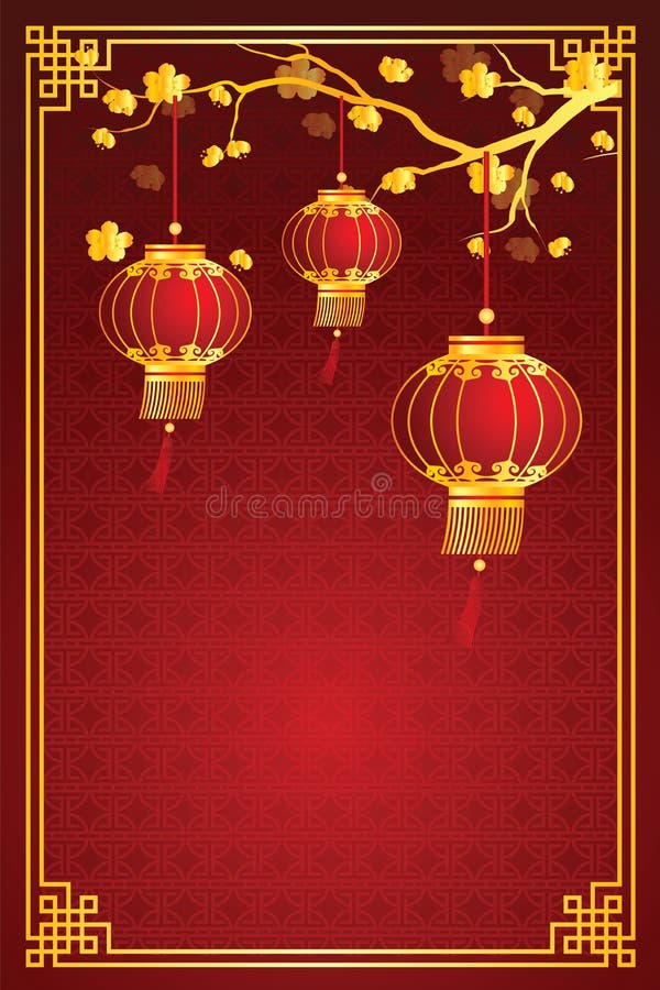 Chinese lantern template stock vector. Illustration of asia - 85458501