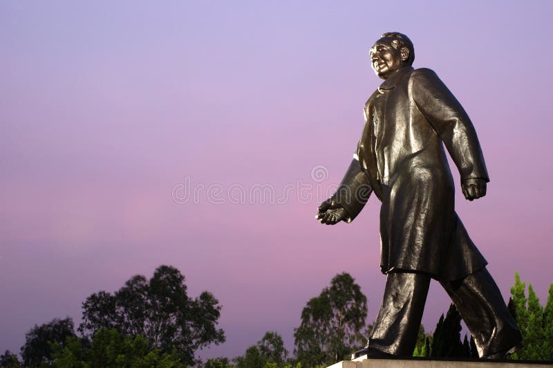 Chinese leader sculpture stock image. Image of dengxiaoping - 5996477