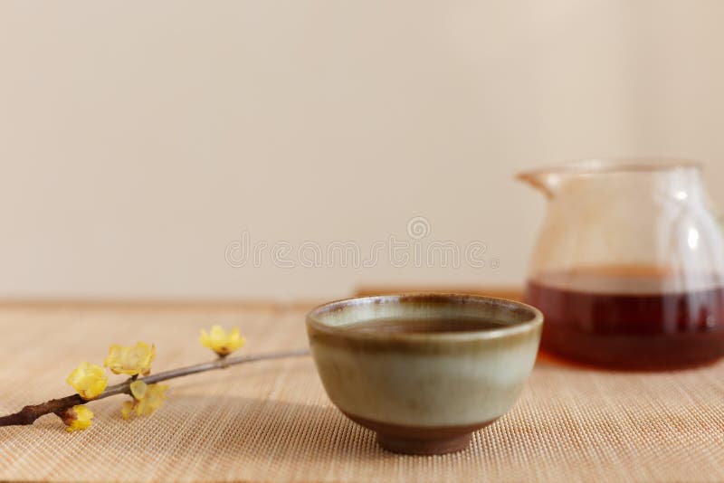 Chinese Li Drinking Tea Scene Stock Image - Image of porcelain ...