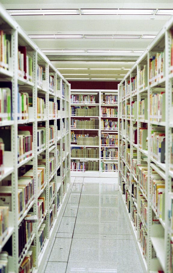 Chinese Library Aisle stock vector. Illustration of academy - 4405275