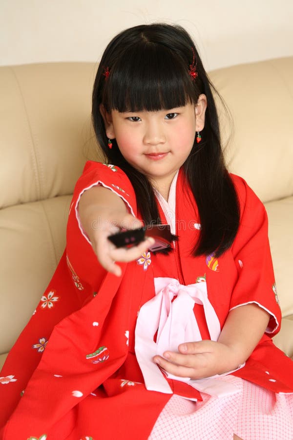 Chinese Little Girl stock photo. Image of childhood, innocence - 6206418