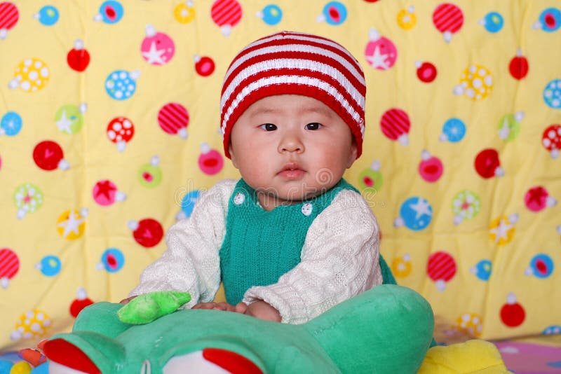 Chinese lovely baby stock image. Image of asian, learn - 4541533