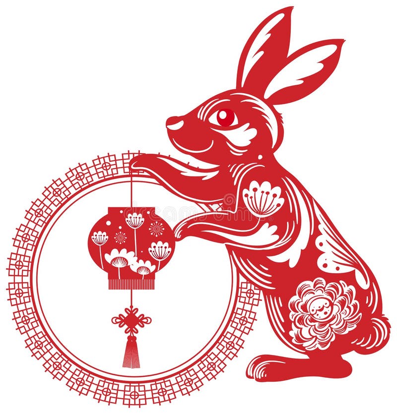 Lunar New Year Rabbit 2023 Stock Illustrations – 6,066 Lunar New Year ...