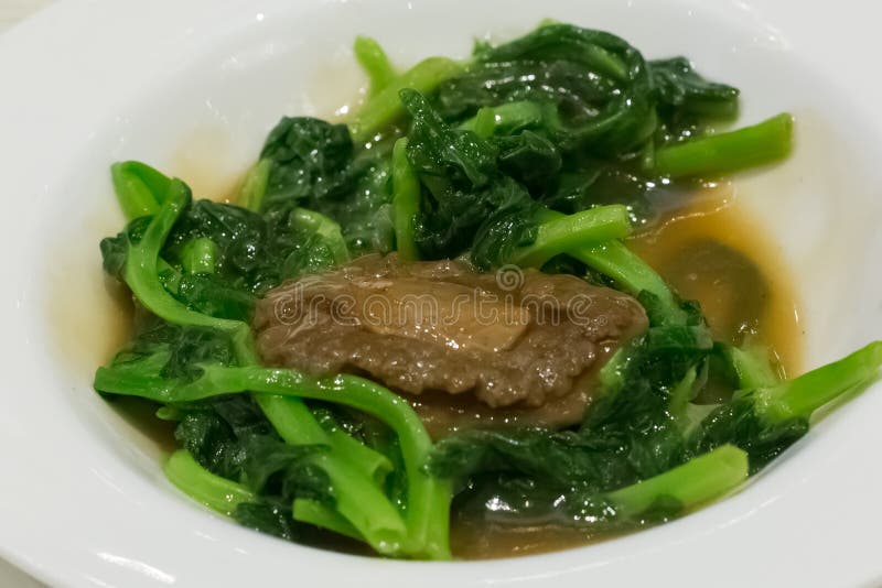 Abalone and Vegetables stock photo. Image of dining - 160686640