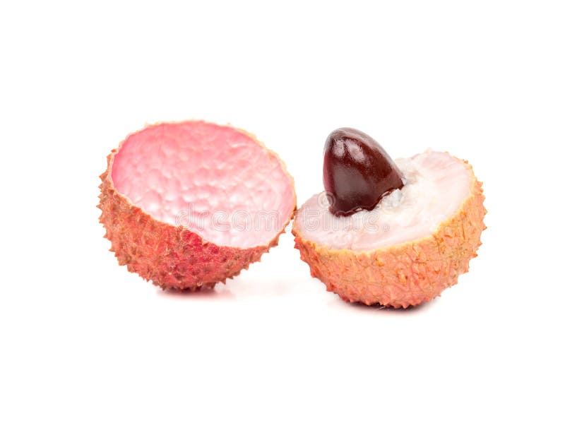 Two lychee fruit stock image. Image of crude, asian - 131520099