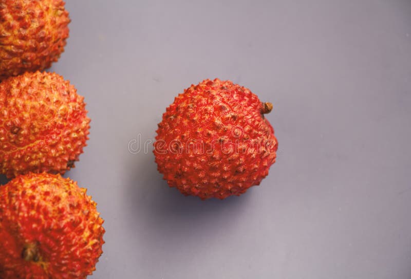 Chinese Lychee Put on Background Stock Photo - Image of healthy ...
