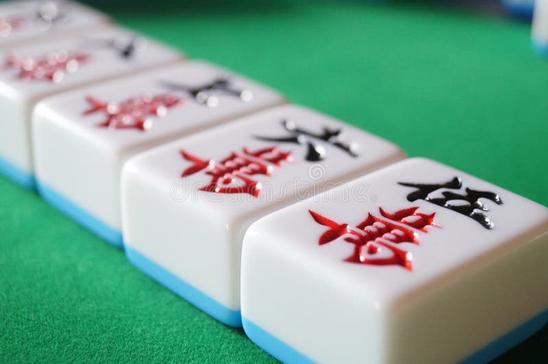 Chinese Mahjong stock image. Image of china, chinese - 53270803
