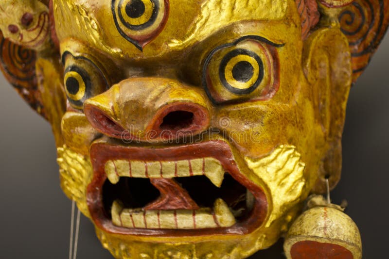 Chinese mask stock image. Image of celebration, gold - 19657405