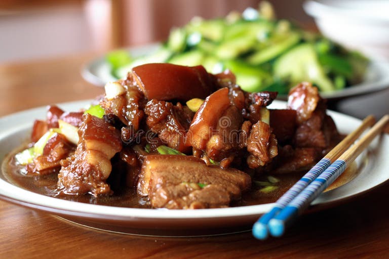 Chinese meat stock photo. Image of bowl, dinner, cutlery - 4475308