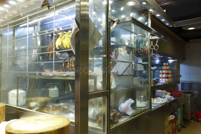 Chinese meat shop editorial image. Image of hong, keefer - 30969795