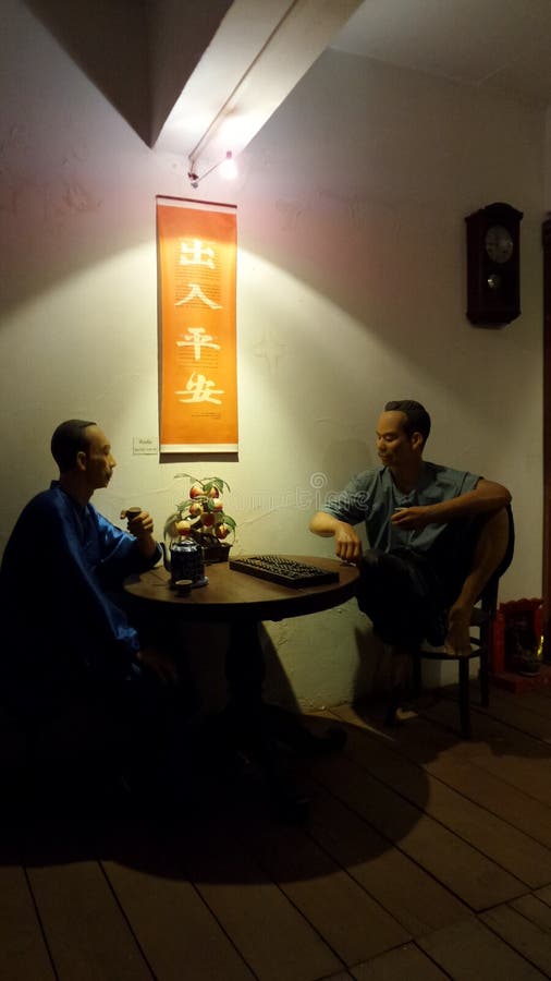 Chinese men wax work stock image. Image of museum, chinese - 51705473