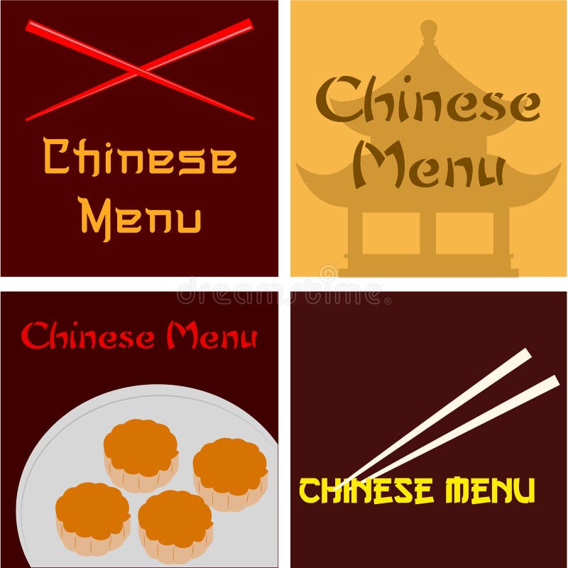 Chinese menu stock illustration. Illustration of chef - 58759753