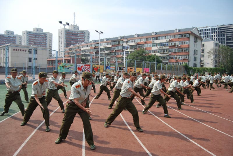 Chinese Military Training for Students 7 Editorial Image - Image of ...