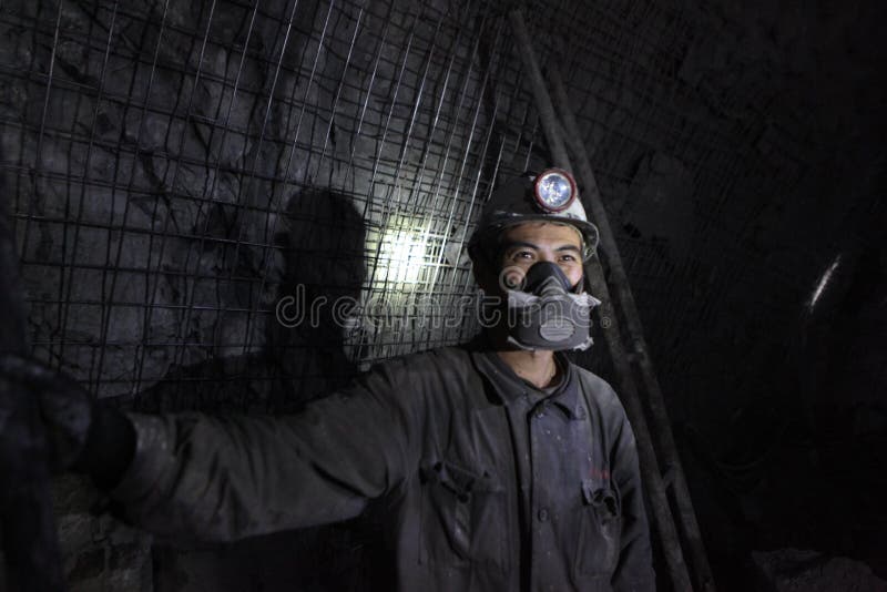 Mine workers stock image. Image of driver, profession - 3820205