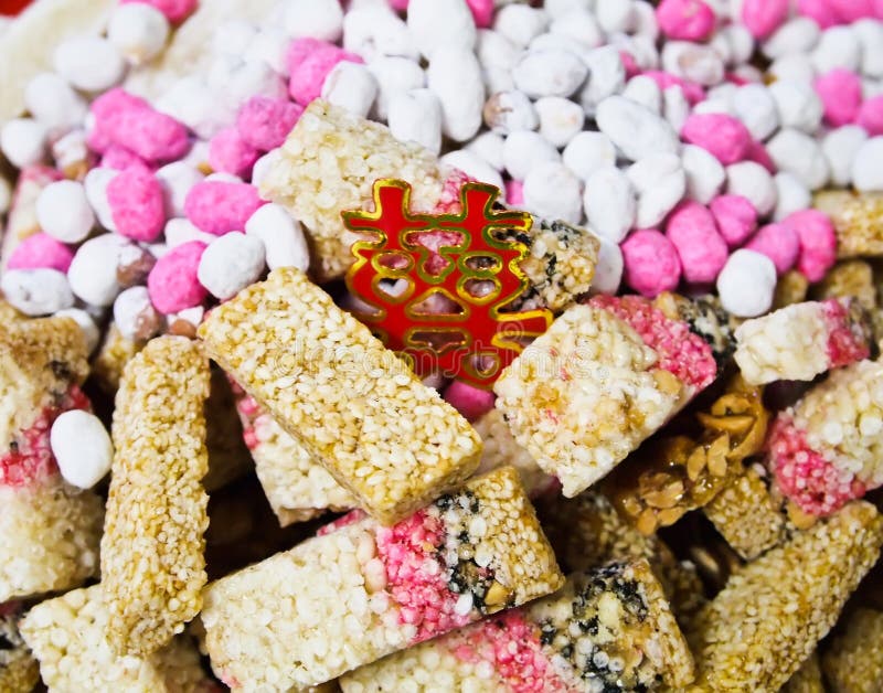 Chinese Mixed Beans for Wedding Celebrate Stock Photo - Image of ...