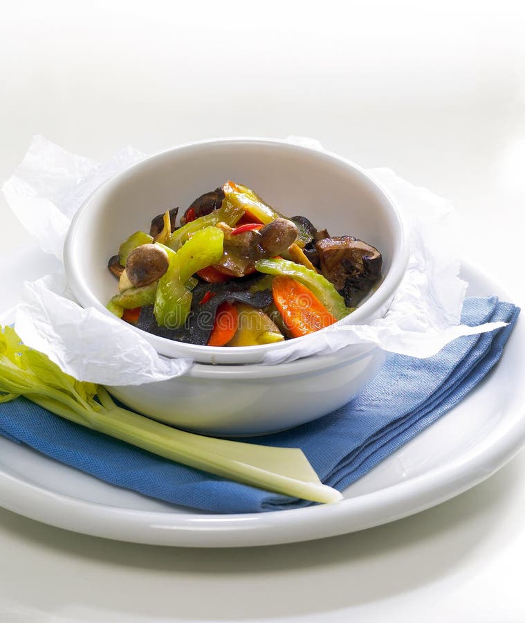 Mixed vegetables hot pot stock image. Image of quartered - 217001