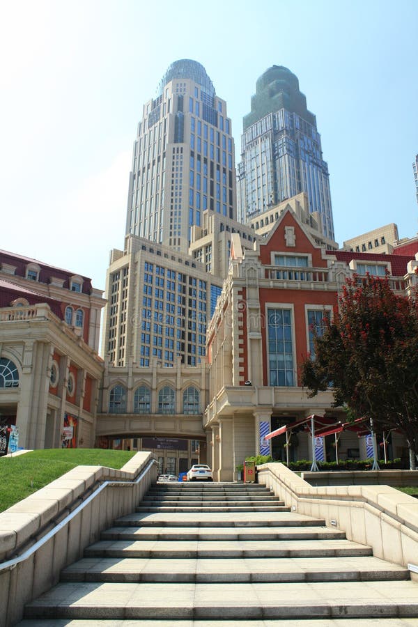 Chinese Modern Architecture Editorial Photo - Image of daytime ...