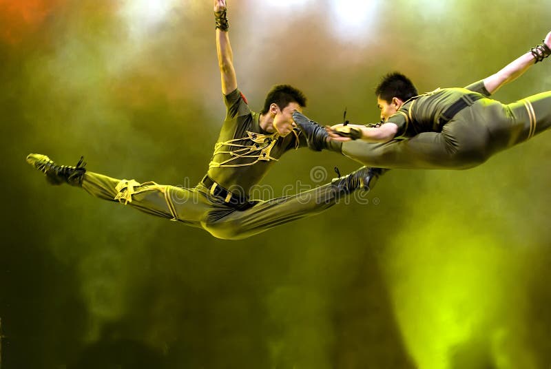 Chinese modern dance editorial photo. Image of excited - 15610866