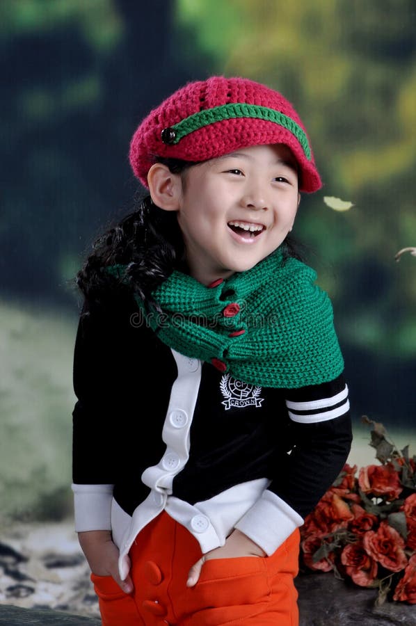 Chinese Modern girl stock image. Image of child, expressive - 20592339