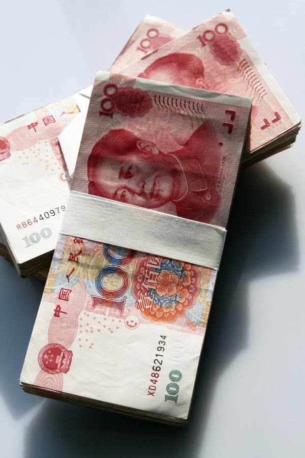 Chinese Renminbi RMB. People`s Currency Stock Photo - Image of lending ...