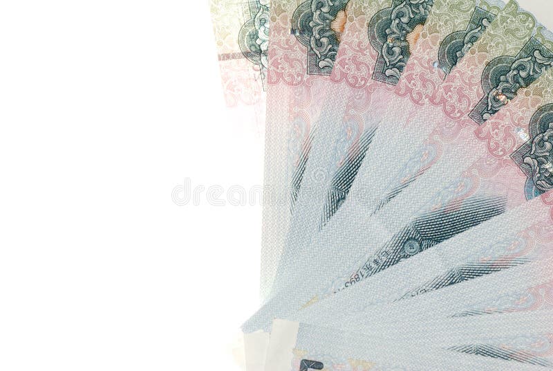 Chinese Money Rmb Background Flower Stock Image - Image of isolated ...