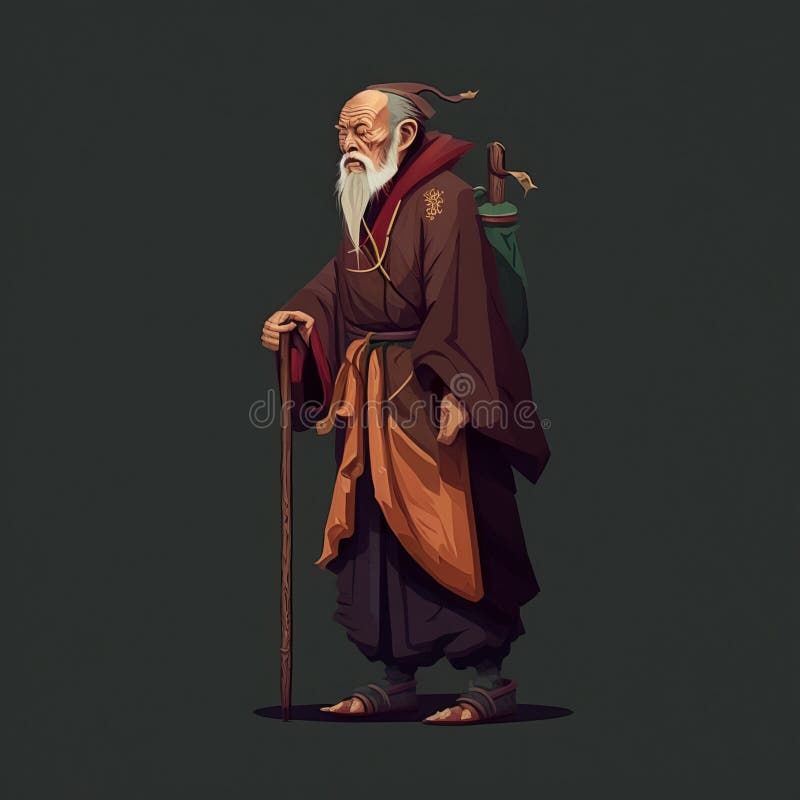 Cartoon Chinese Monk Stock Illustrations – 1,318 Cartoon Chinese Monk ...