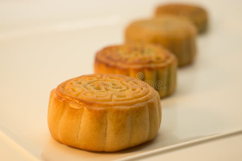 Chinese mooncakes cut open stock photo. Image of open - 58318736