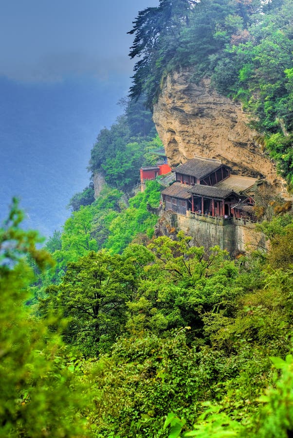 Archway at Wudang Shan Temple Stock Photo - Image of entry, arched: 4494266