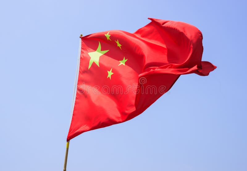 Chinese national flag stock image. Image of china, star - 31155739