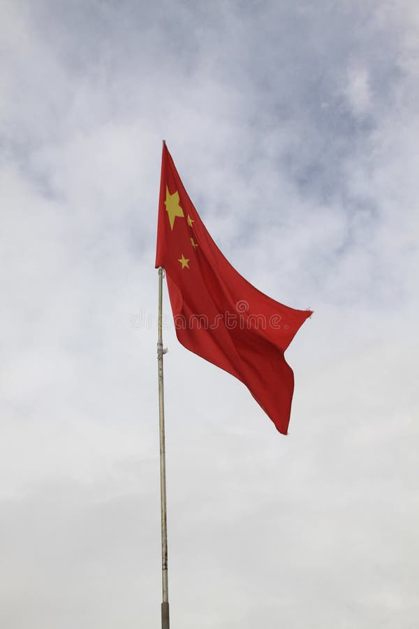 Chinese national flag stock photo. Image of flag, national - 56462960