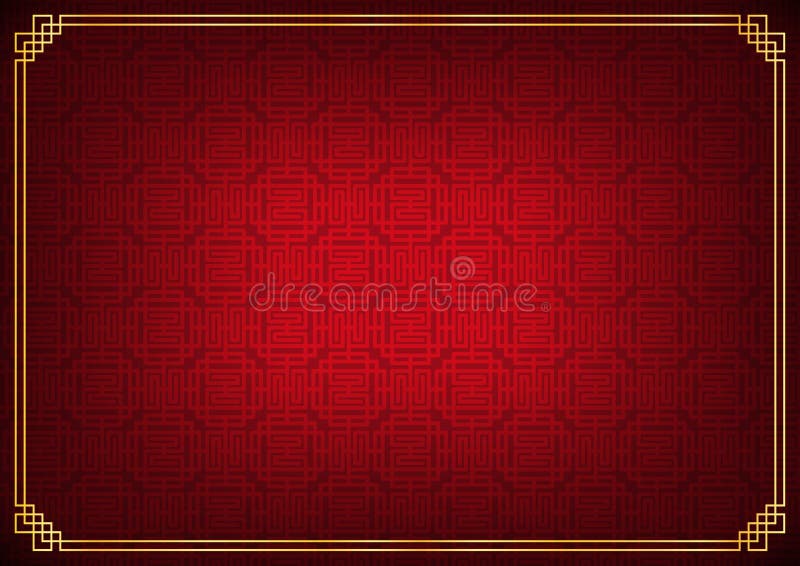 Chinese Oriental Abstract Pattern Background Stock Vector ...
