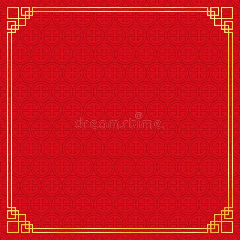 Red Chinese Fan Abstract with Black Background Stock Vector ...