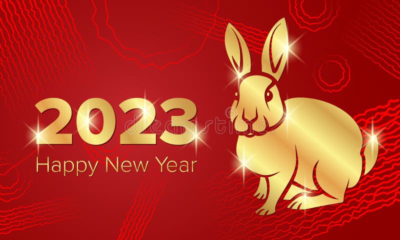 Chinese 2023 Golden Rabbit Stock Illustrations – 4,439 Chinese 2023 ...