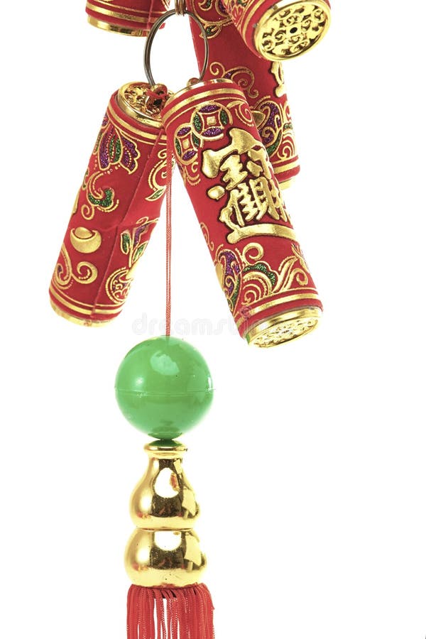 Chinese New Year Decoration,Fire Crackers Stock Image - Image of luck ...