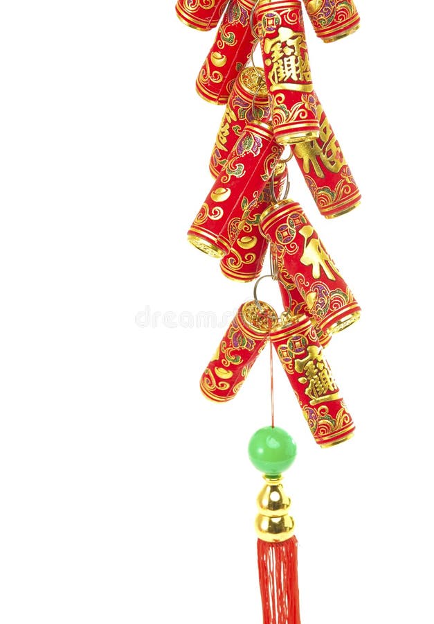 Chinese New Year Decoration,Fire Crackers Stock Photo - Image of ...