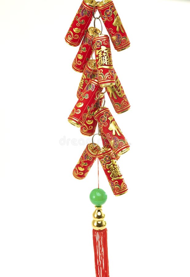 Chinese New Year Decoration,Fire Crackers Stock Image - Image of china ...
